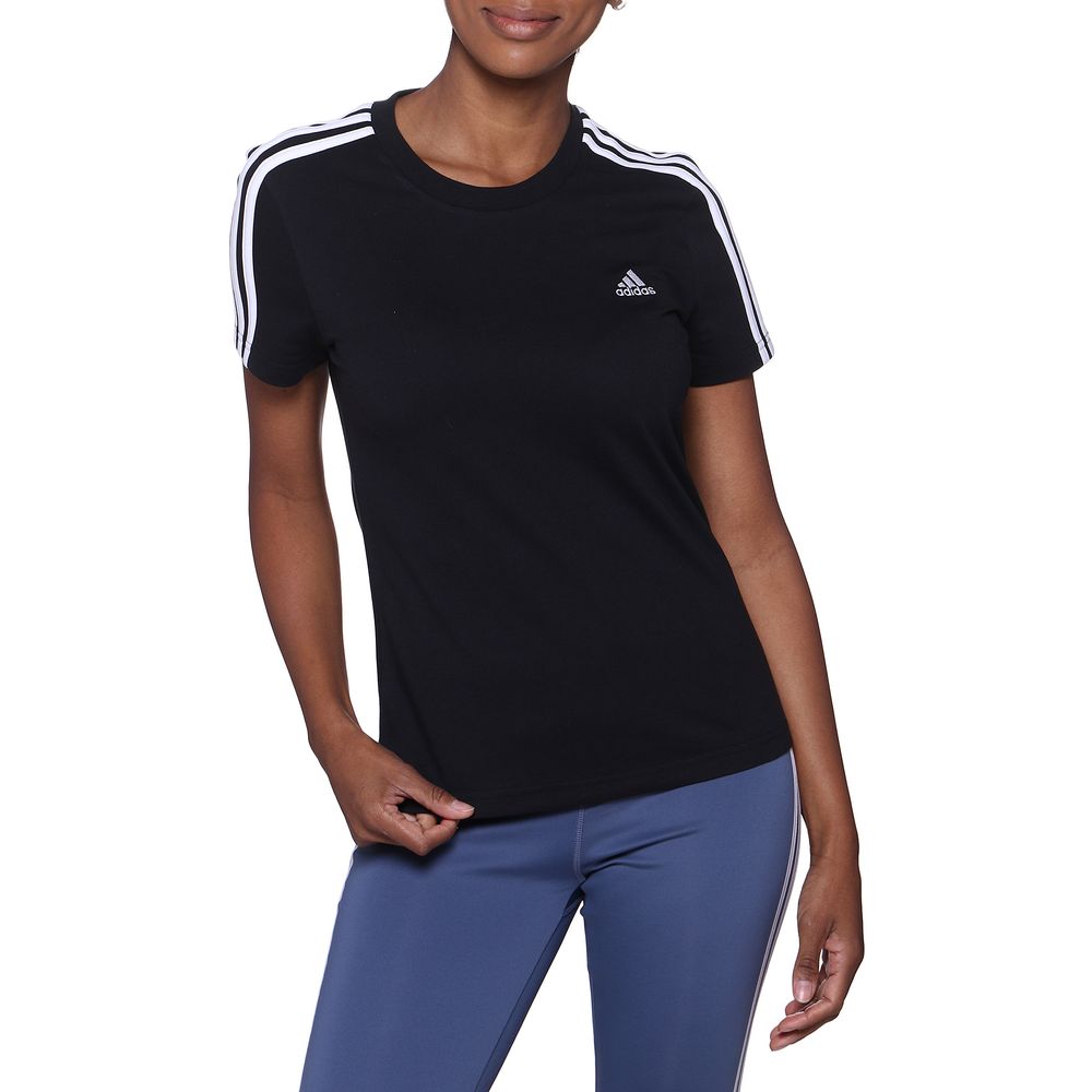 Camiseta Feminina Adidas Três Listras - drastosa
