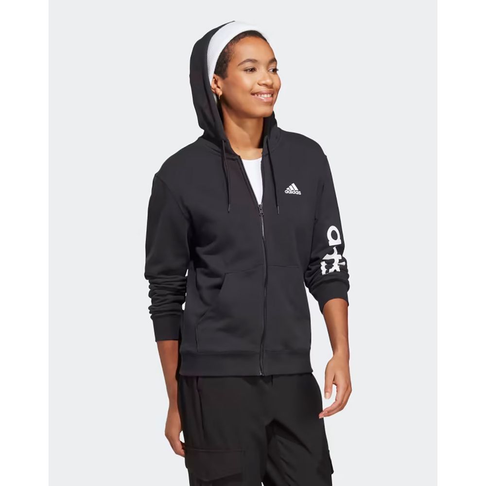 Blusa de Moletom Feminina Adidas Essentials Linear - drastosa